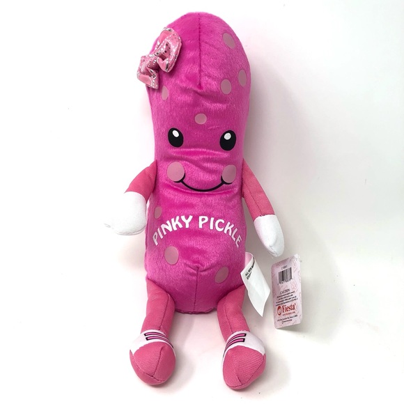 Toys | Fiesta Toys Pinky Pickle Pink Polka Dot With Hair Bow Girl ...
